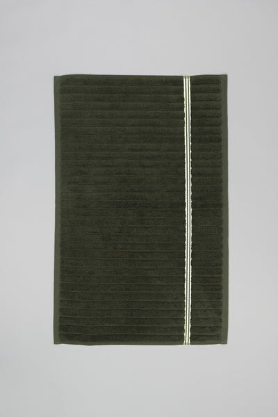 BAINA Organic Cotton Olympic Bath Mat - Moss | Mr Kitly